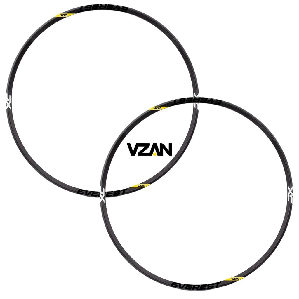 Par Aro 29 Bike Mtb Vzan Everest Xc 28 Furos Tubeless | Shopee Brasil