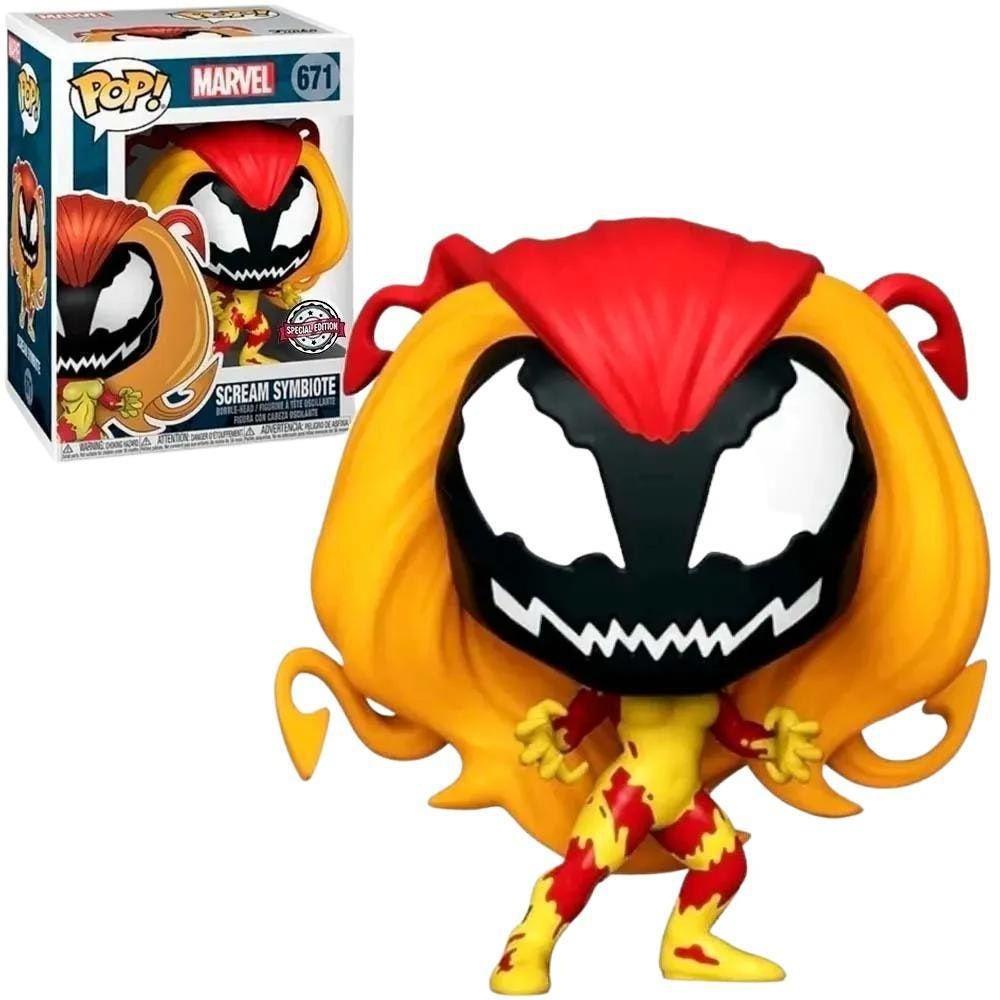 Funko Pop Scream Symbiote Marvel Original - 671 Special Edition ...