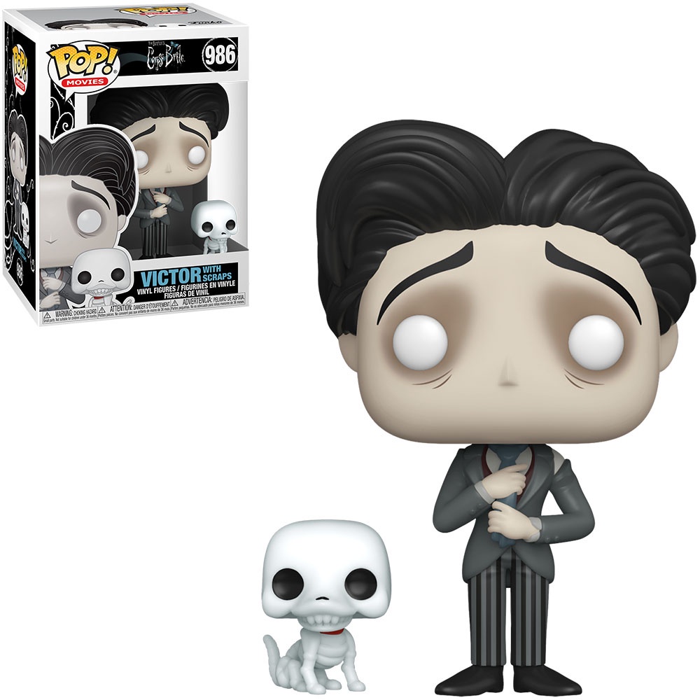 FUNKO POP CORPSE BRIDE - VICTOR WITH SCRAPS 986 | Shopee Brasil