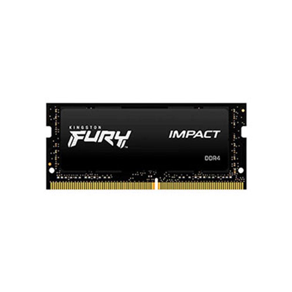Memoria Kingston Fury Impact 16gb Ddr4 2666mhz 1.2v Black Notebook - Kf426s16ib/16 | Shopee Brasil