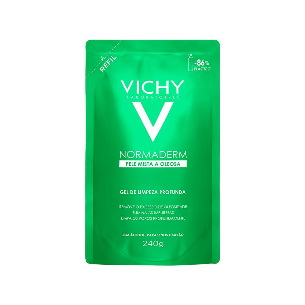 Vichy Normaderm Refil Gel de Limpeza Pele Mista e Oleosa 240g | Shopee ...