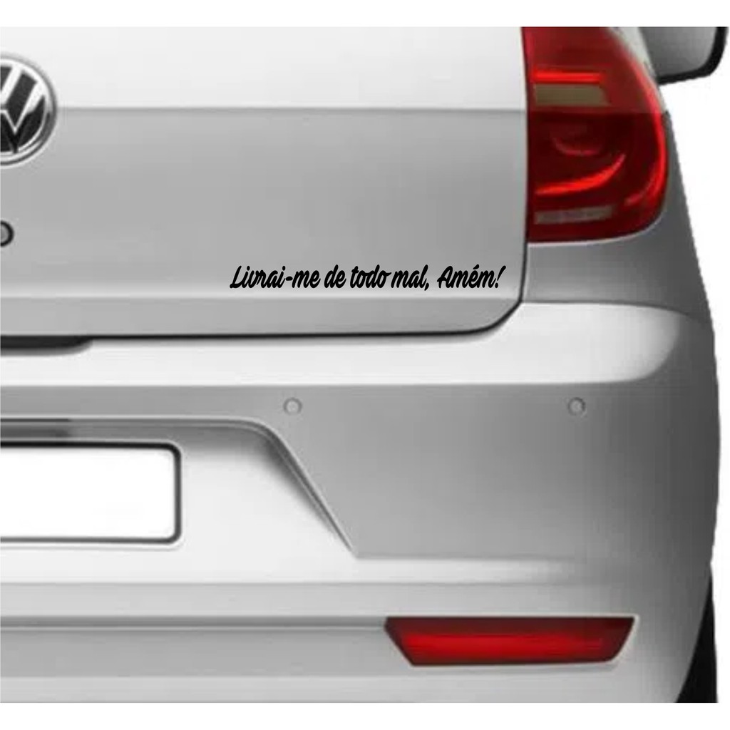 Adesivo Livrai-me de todo mal Sticker caro/Moto | Shopee Brasil