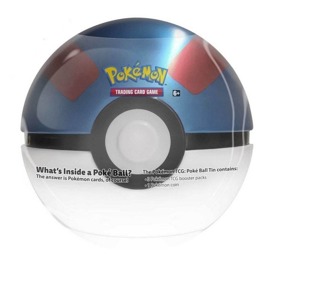 LATA POKÉMON | POKÉ BOLA GREAT BALL | Shopee Brasil