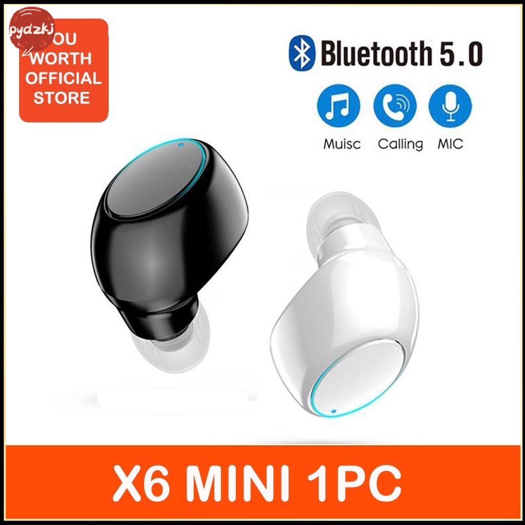 X6 Mini Fone De Ouvido Sem Fio Bluetooth 5.0 Esportivo/Gaming/Headset ...