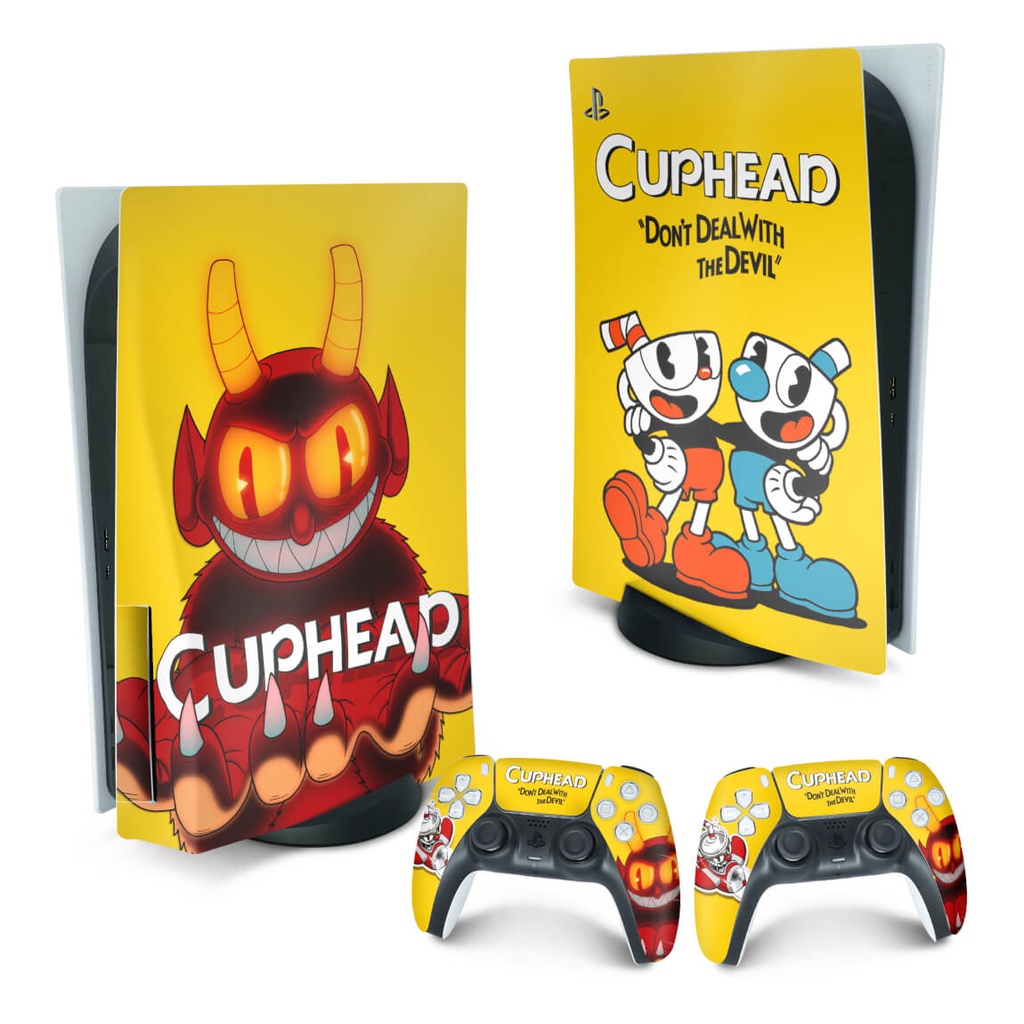 Skin PS5 Playstation 5 Adesivo - Cuphead | Shopee Brasil