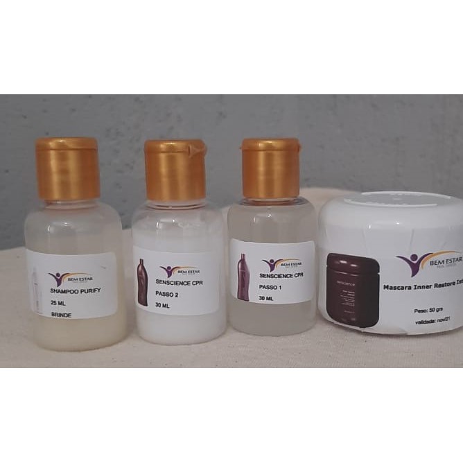 Senscience CPR Kit completo shampoo 30ml + CPR 30ml + mascara inner ...