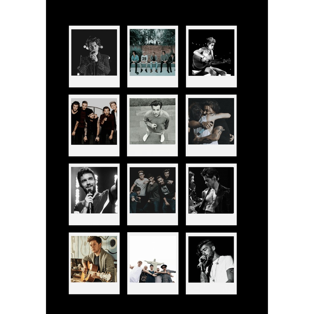 Pacote 12 polaroids - One Direction | Shopee Brasil