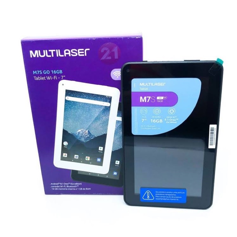 Tablet Multilaser - 7 POL. PRETO | Shopee Brasil