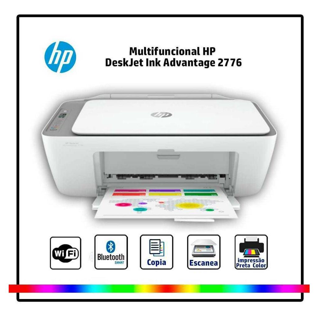 Impressora Multifuncional 2776 DeskJet Ink Advantage | Shopee Brasil