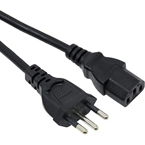 Cabo De Força Computador Energia P/ Cpu Fonte Monitor Pc | Shopee Brasil