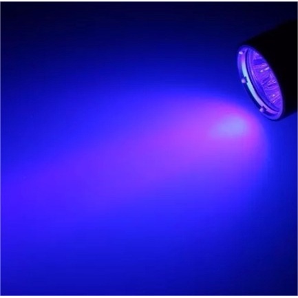 Lanterna Uv 21 Leds Ultra Violeta Luz Negra Pericia | Shopee Brasil