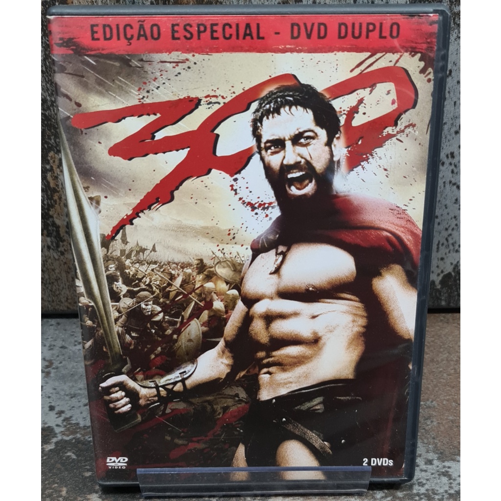 DVD 300 Edição Especial Duplo - Gerad Butler e Rodrigo Santoro (dublado ...