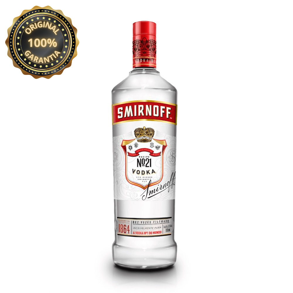 Vodka Smirnoff Red 998ML | Shopee Brasil