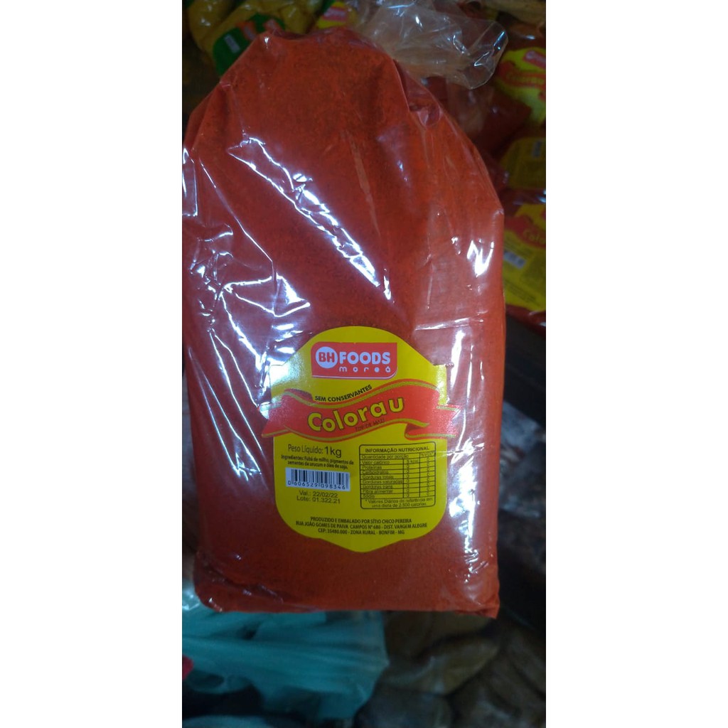 Colorau 1 kilo Corante Alimenticio | Shopee Brasil
