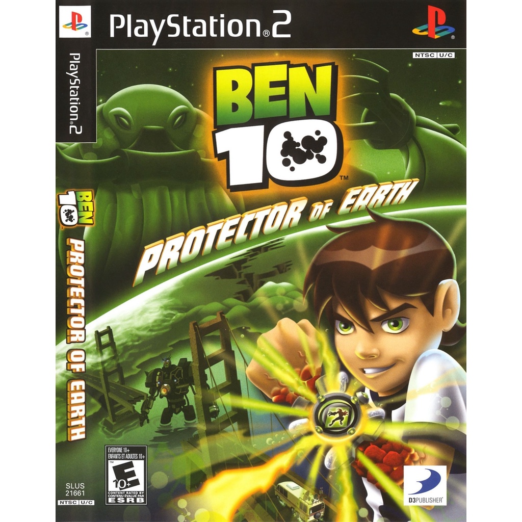 Ben 10 Protector Of Earth Ps2 Jogo Playstation 2 Game 775