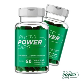 2x Potes Phyto Power Caps 180 Cápsulas | Shopee Brasil