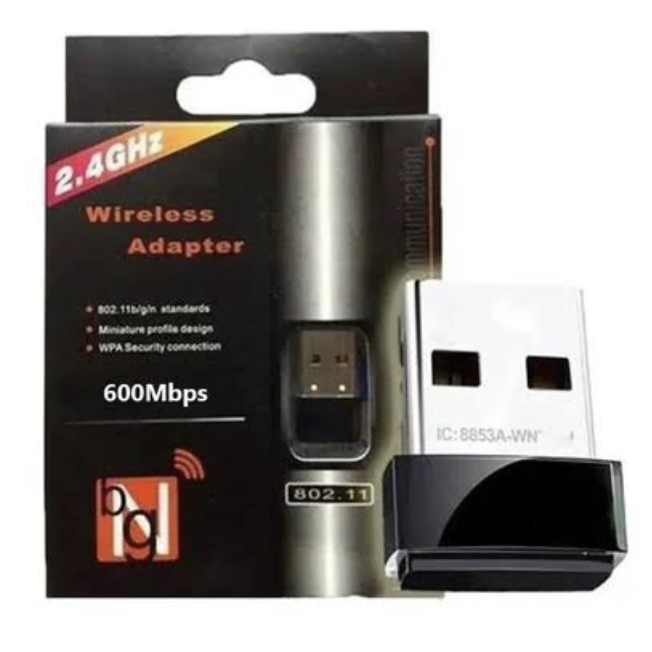 Adaptador Wifi Usb Wireless-N 600mbps 2.4g LV-UW06 | Shopee Brasil
