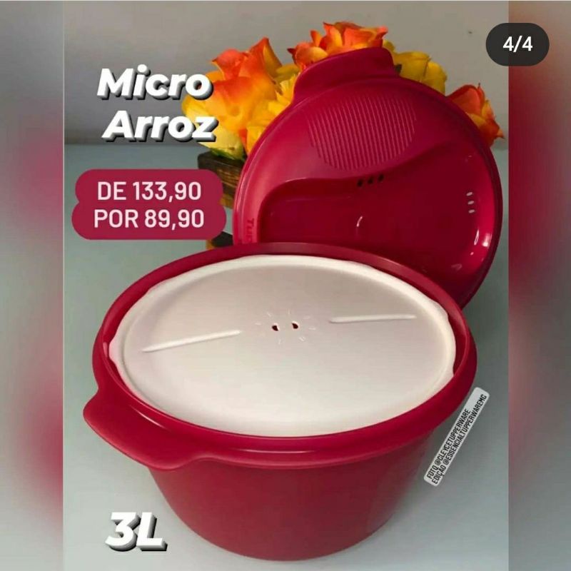Micro Arroz Tupperware | Shopee Brasil