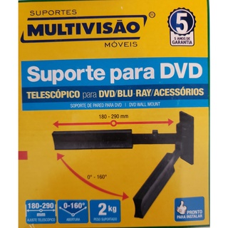 Kit suporte para TV com suporte para DVD - NOVO NA CAIXA ! | Shopee Brasil