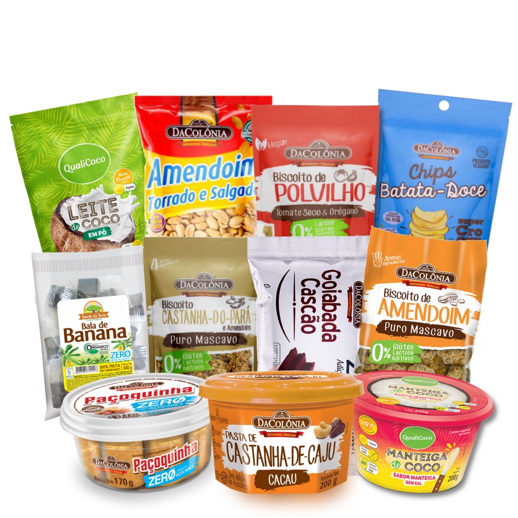 Kit Produtos Zero Lactose E Sem Glúten - 11 Ítens | Shopee Brasil