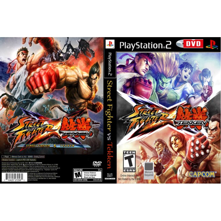 Street Fighter vs Tekken - Jogo Playstation 2 | Shopee Brasil