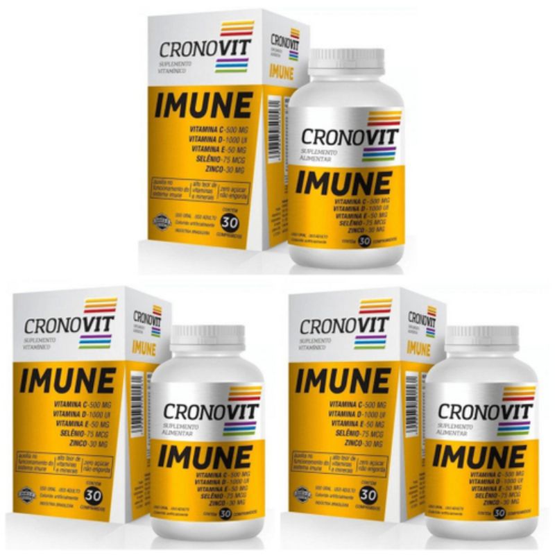 Vitamina para imunidade - 3 frascos | Shopee Brasil