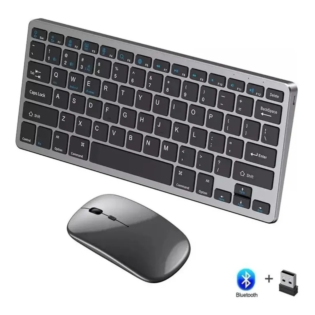 Teclado Bluetooth E Wireless Usb Recarregável Weibo Wb-8077 | Shopee Brasil