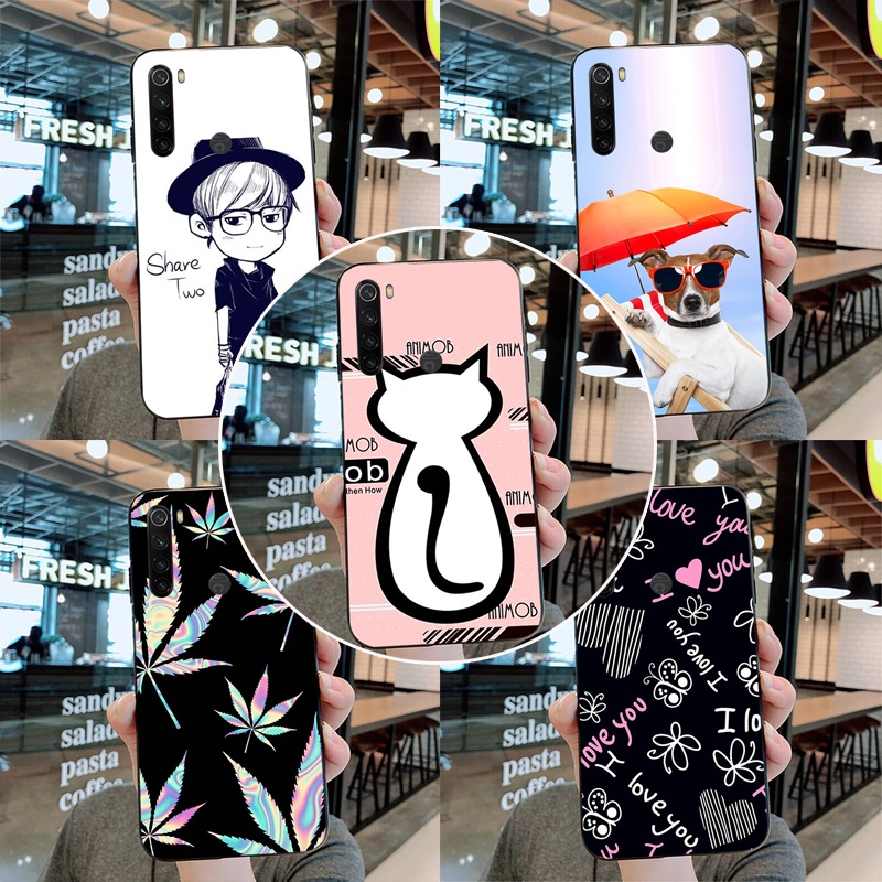 Para Xiaomi Redmi Nota 8 T 9 T Soft Case Flor De Silicone Capa Para ...