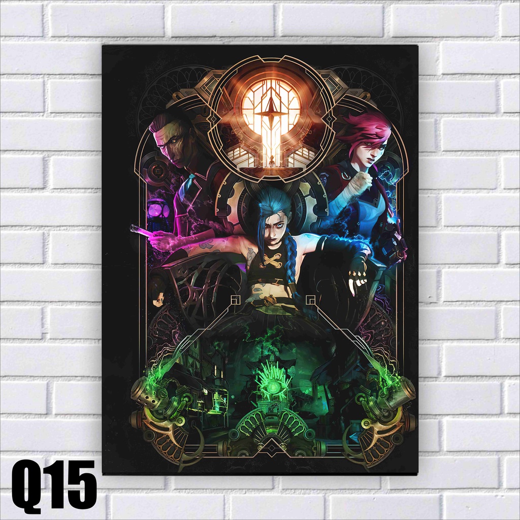 Jinx - Arcane (League of Legends) 20x29 Mdf 3mm | Shopee Brasil