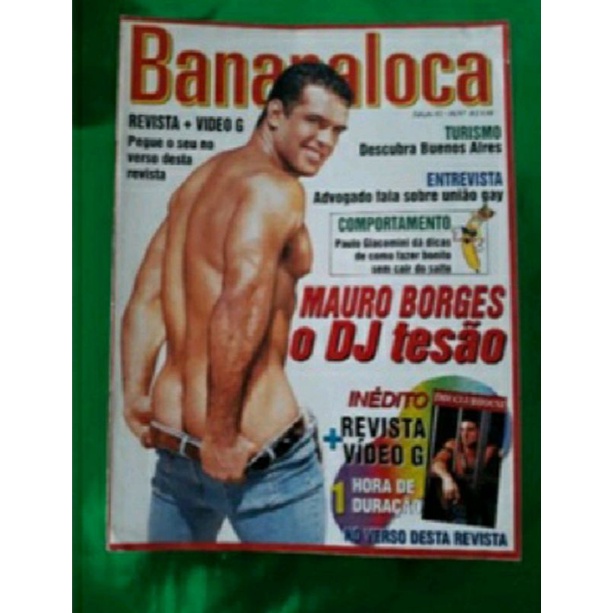 Revista G Magazine Bananaloca Dj Mauro Borges | Shopee Brasil