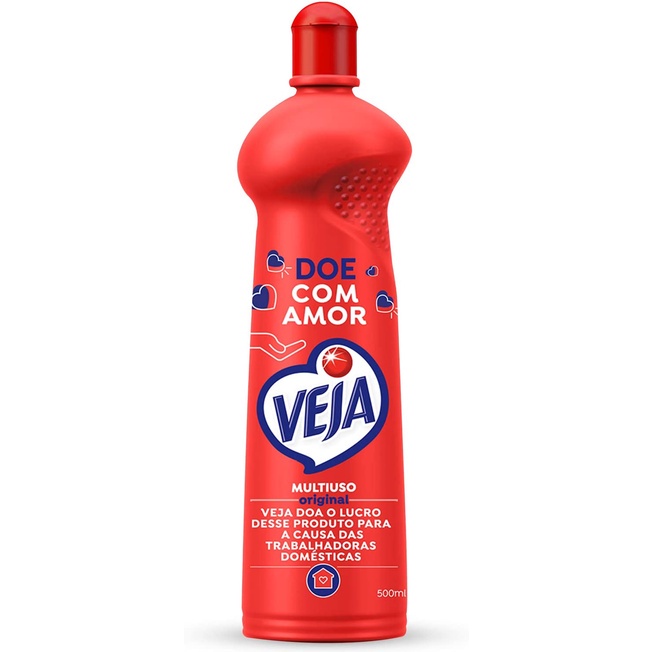 Limpador Multiuso - Veja - Original - 500ml | Shopee Brasil