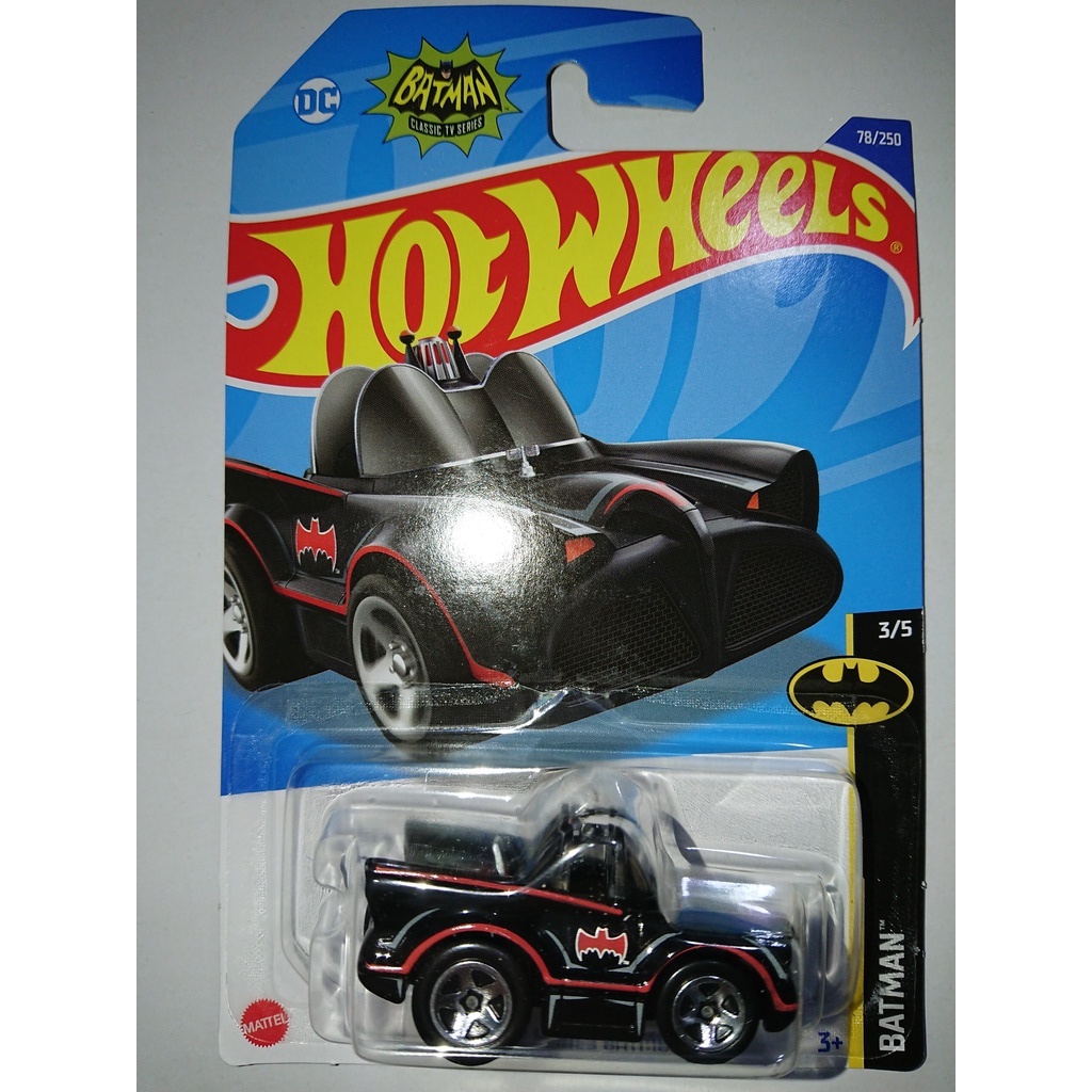 CLASSIC TV SERIES BATMOBILE HCT04-M7C8 HOTWHEELS | Shopee Brasil