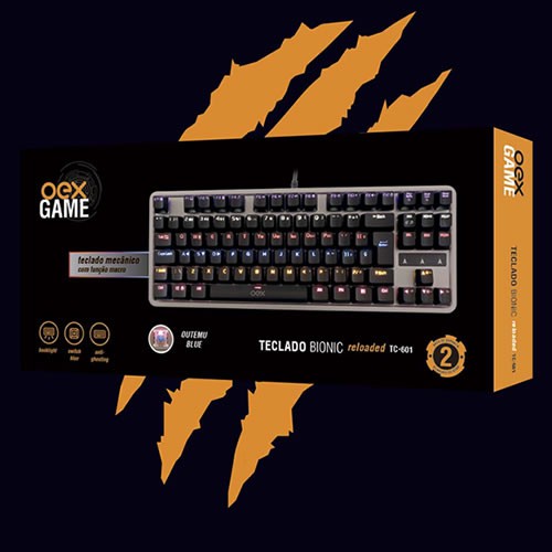 Teclado Mecânico Bionic Reloaded • Tc601 | Shopee Brasil