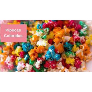 Pipoca Doce Colorida Big Poc 50 Gramas | Shopee Brasil