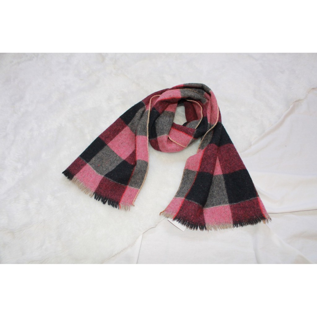 cachecol xadrez rosa pastel la para o frio | Shopee Brasil