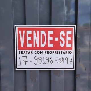 Placa Vende-se PVC 1mm 40x30cm com Fone Personalizado | Shopee Brasil