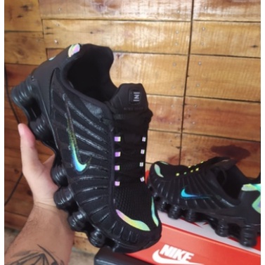 Tenis Nike Shox 12 Molas Refletivo Masculino E Feminino 12 Molas Nike ...