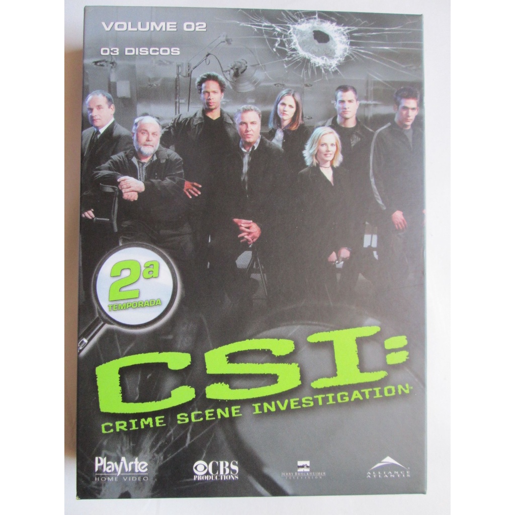 dvd csi crime scene investigation 2a temporada vol 2 (box 3 dvds ...
