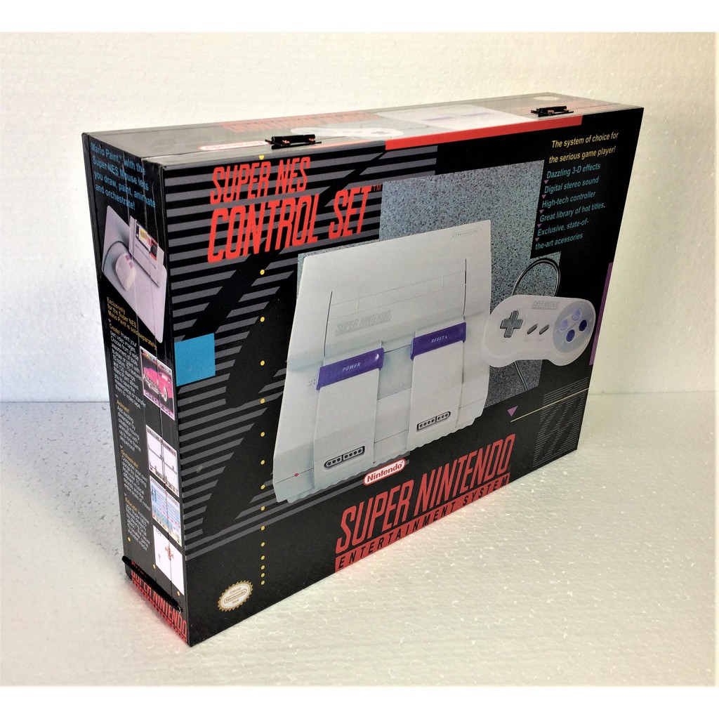 Caixa Vazia Super Nintendo Em Madeira Mdf | Shopee Brasil