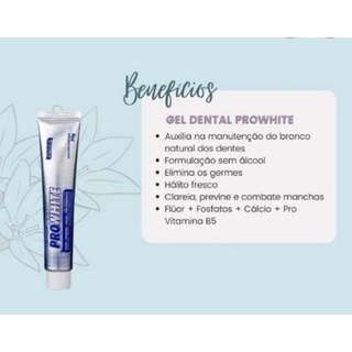 Gel dental Pro White - Original | Shopee Brasil