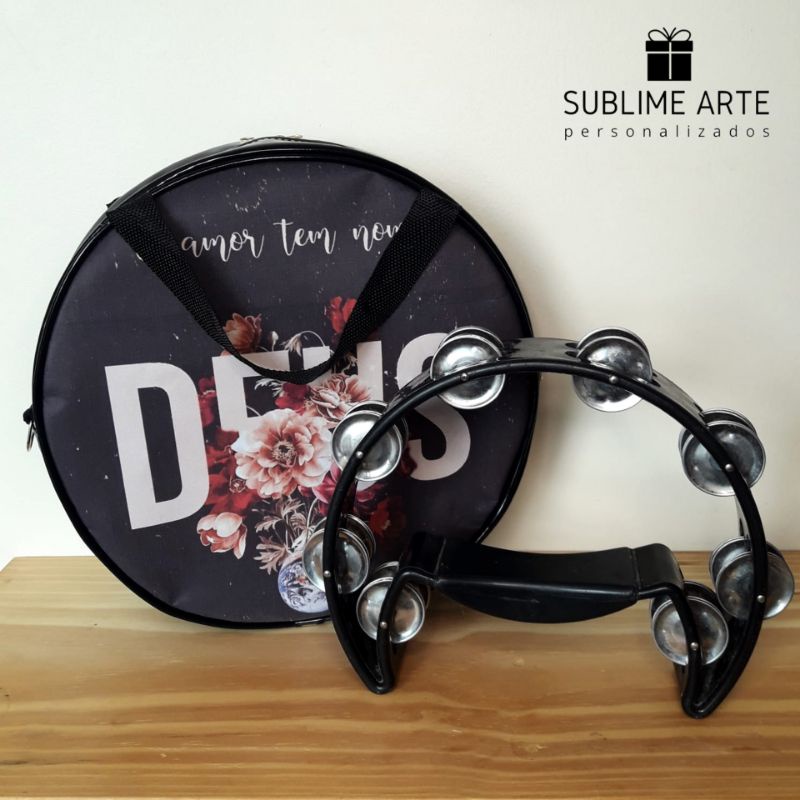 Capa pandeirola/ capa para pandeirola/ capa pandeiro meia lua/ pandeiro meia lua/capa pandeiro ...