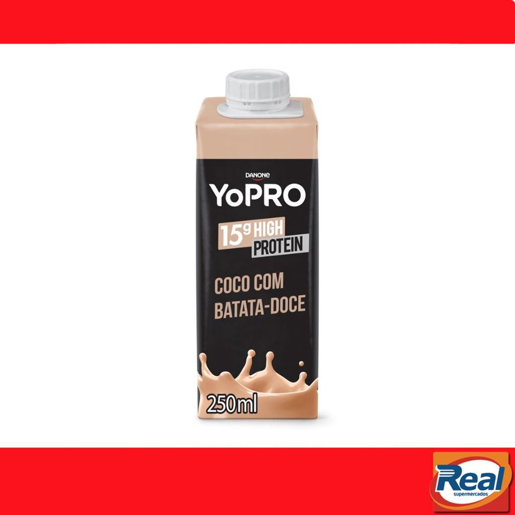 Bebida Lactea Coco Com Batata Doce 15g Proteinas 250ml Yopro | Shopee ...