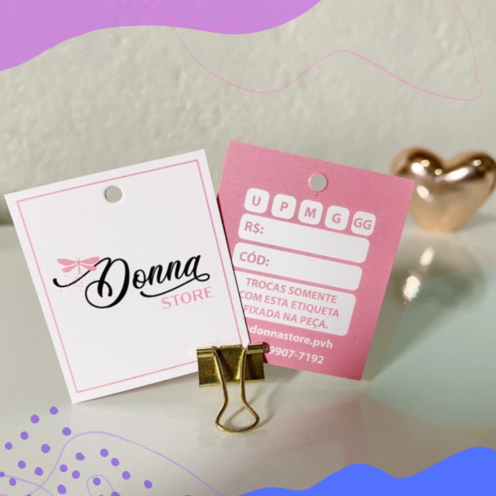 Mini Tag Personalizada com Sua marca | Shopee Brasil