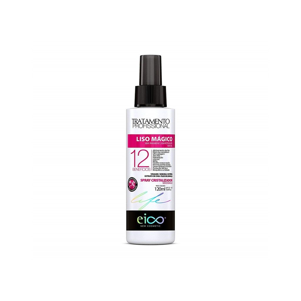Eico Spray Cristalizador Liso Mágico 120ml | Shopee Brasil