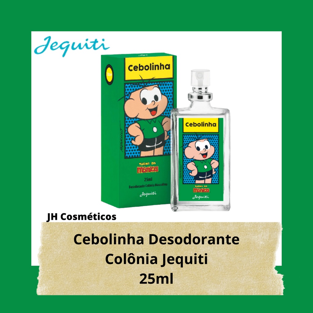 Perfume Cebolinha Mini Colônia Turma da Mônica Jequiti 25ml | Shopee Brasil