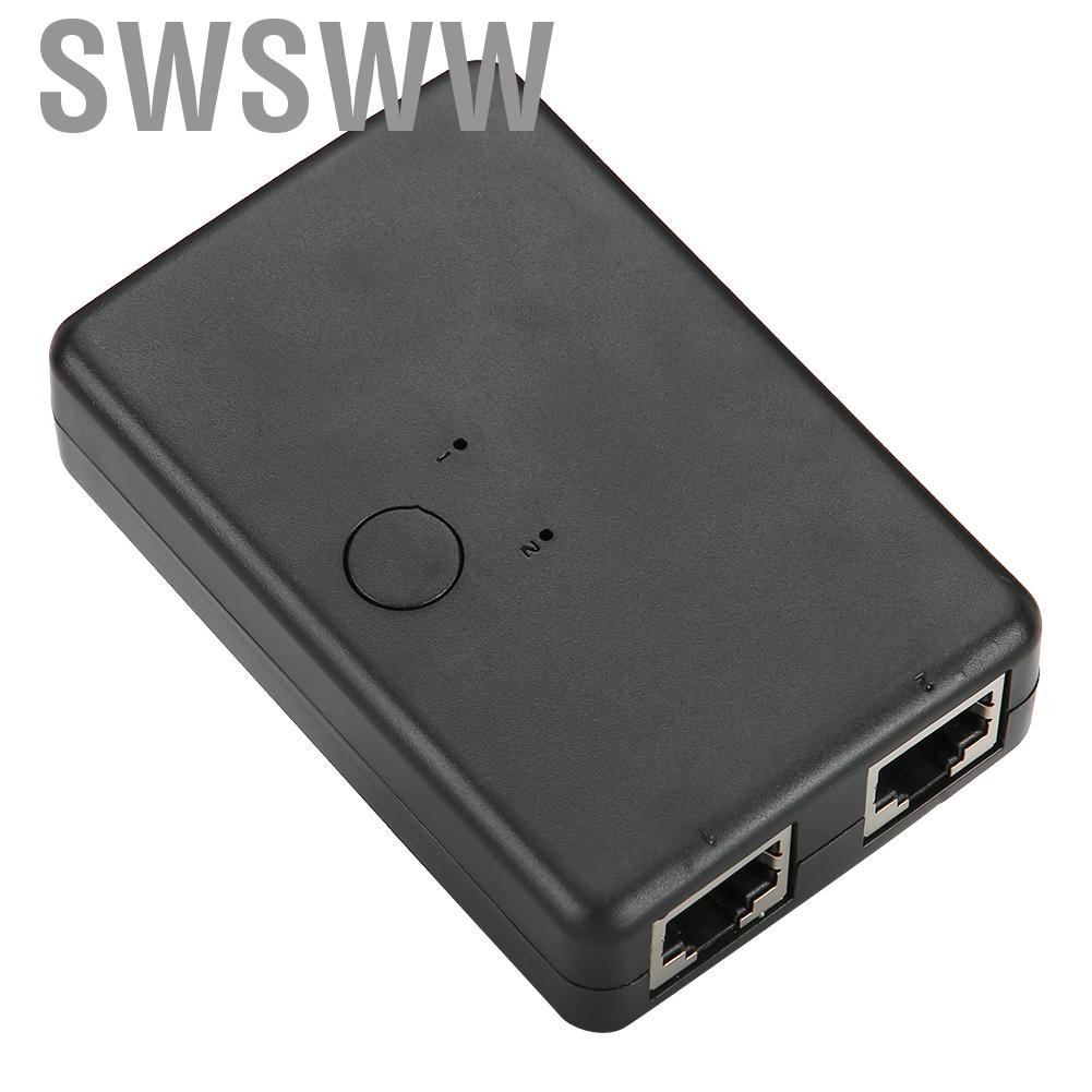 Portátil Mini Switch De Rede Switcher Conversor Rj45 Para Computador ...