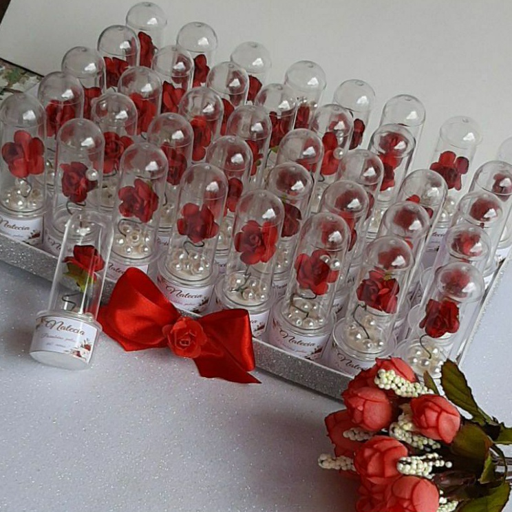 Kit 30 Lembrancinhas Casamento l Lembranças Personalizadas l Vermelho ...