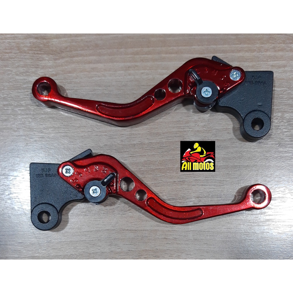 Manete Esportivo Moto Titan 125 150 160 Freio A Lona Vermelho ...