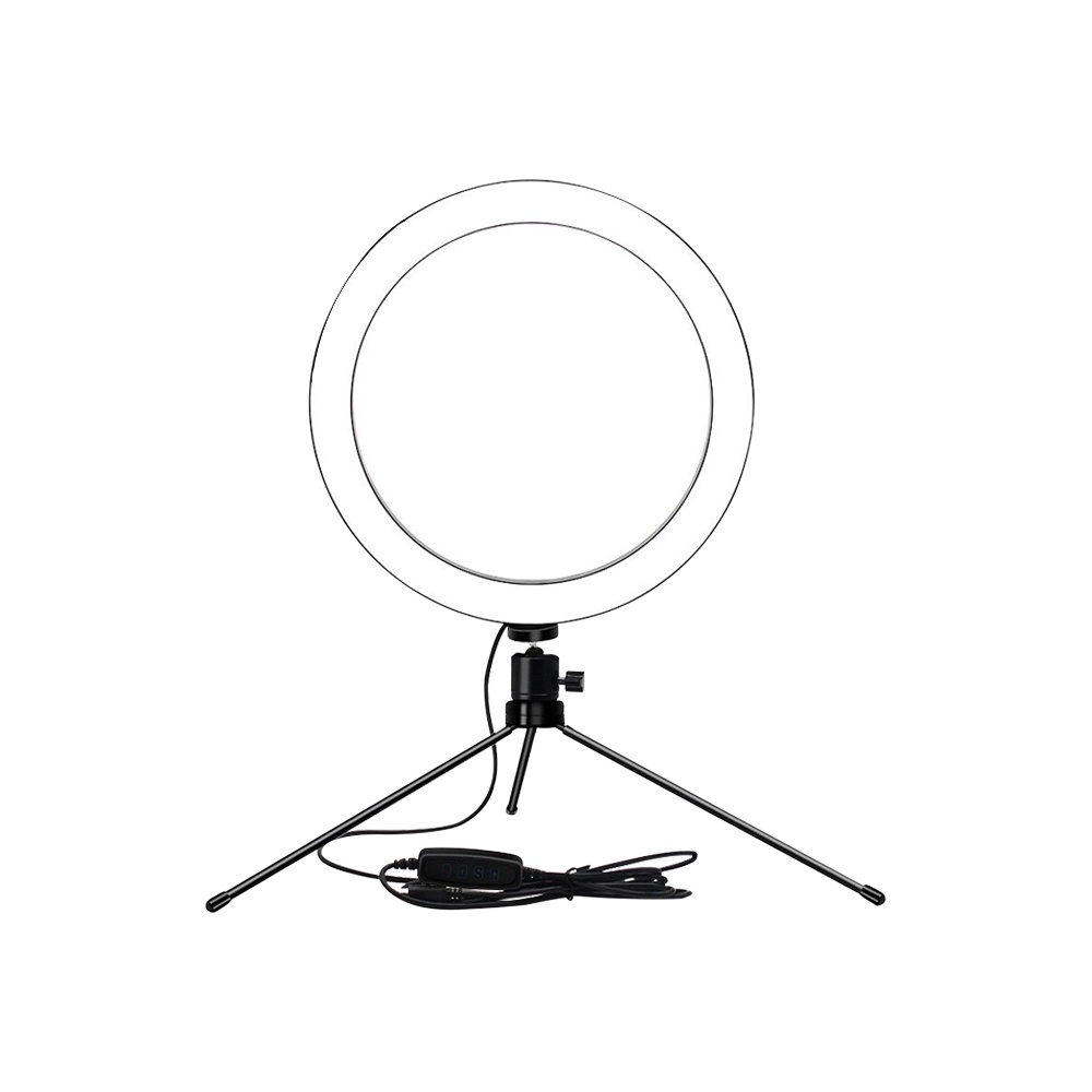 Ring Light De Mesa Profissional Blogueiras Make Fotos Selfie 20 Cm 8 Polegadas | Shopee Brasil