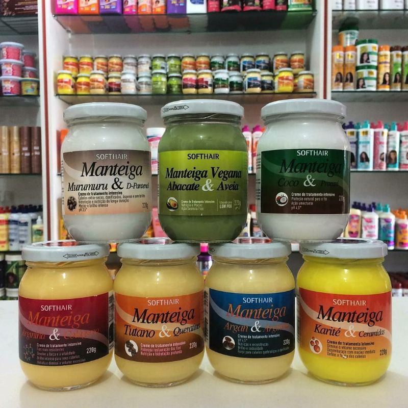 Manteigas Capilar Softhair 220g | Shopee Brasil